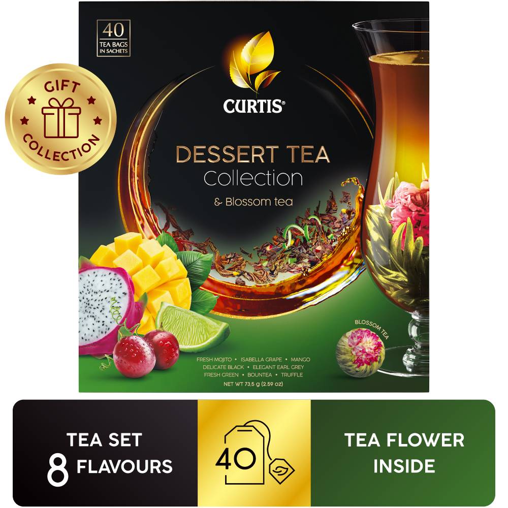 CURTIS Dessert Tea Collection & Blossom Tea - Kombinacija čajeva, 8 ...