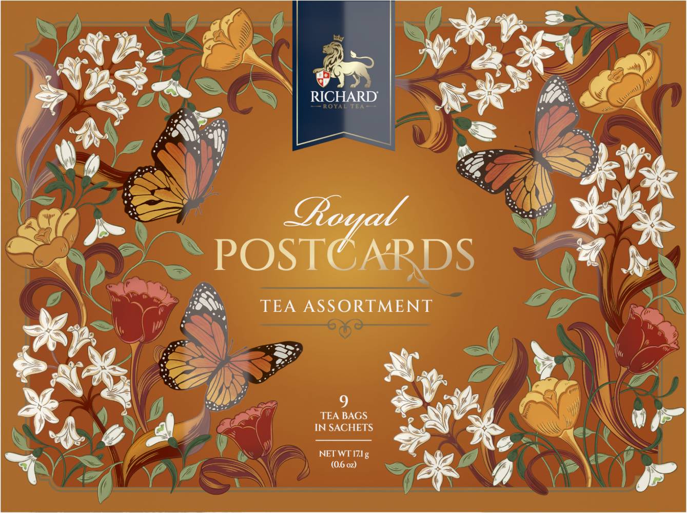 Richard ROYAL POSTCARDS TEA ASSORTMENT SPRING ORANGE - Kombinacija ...